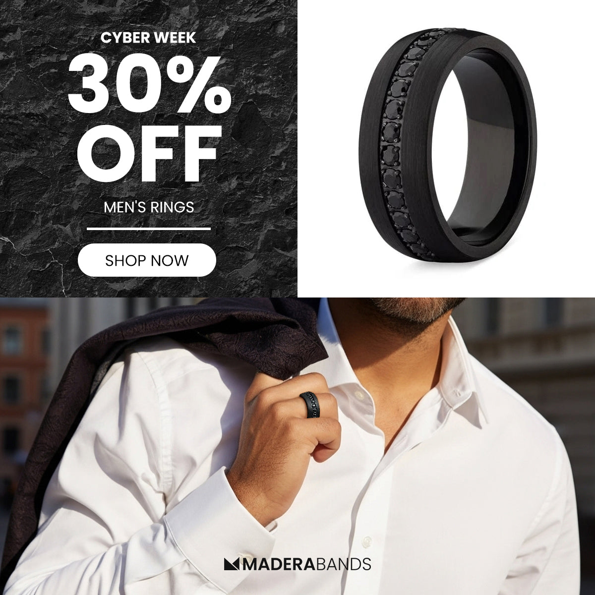 Unique Men’s Rings | One-of-a-Kind Designs | Madera Bands