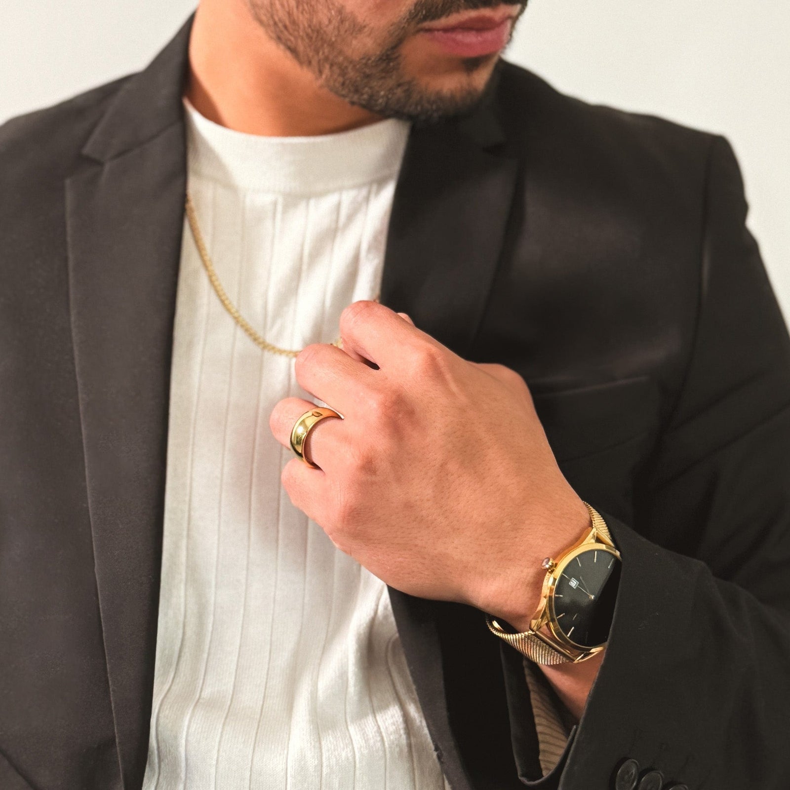 Wedding Ring Sets His/Hers 14k Gold | Classic Couple Gold